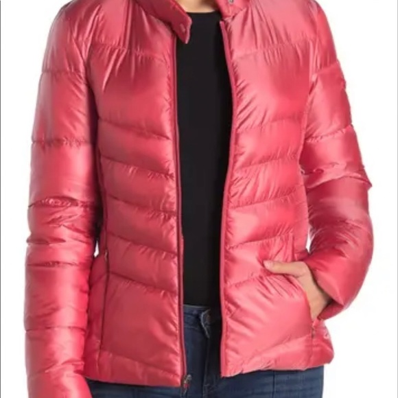 Via Spiga | Jackets & Coats | Via Spigasmocked Quilted Puffer Jacket ...